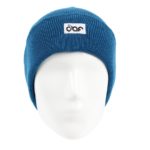 DaF Label Beanie - Azurblau - Dicht am Fisch